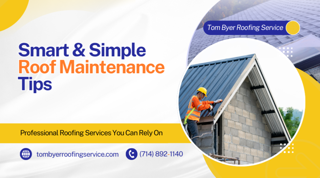 The Ultimate Roof Maintenance Checklist: Tips for Every Season - Tom ...