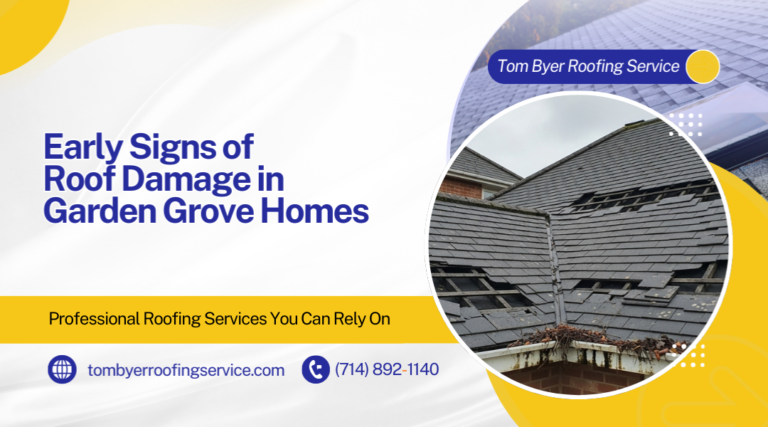 Early Roof Damage Signs in Garden Grove Homes