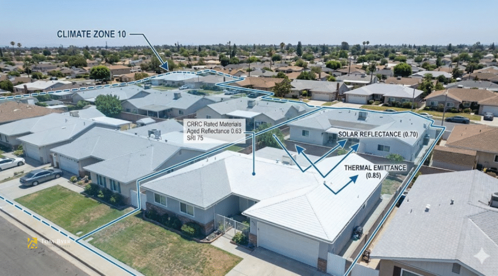 Title 24 Cool Roof Rules for Garden Grove Homes